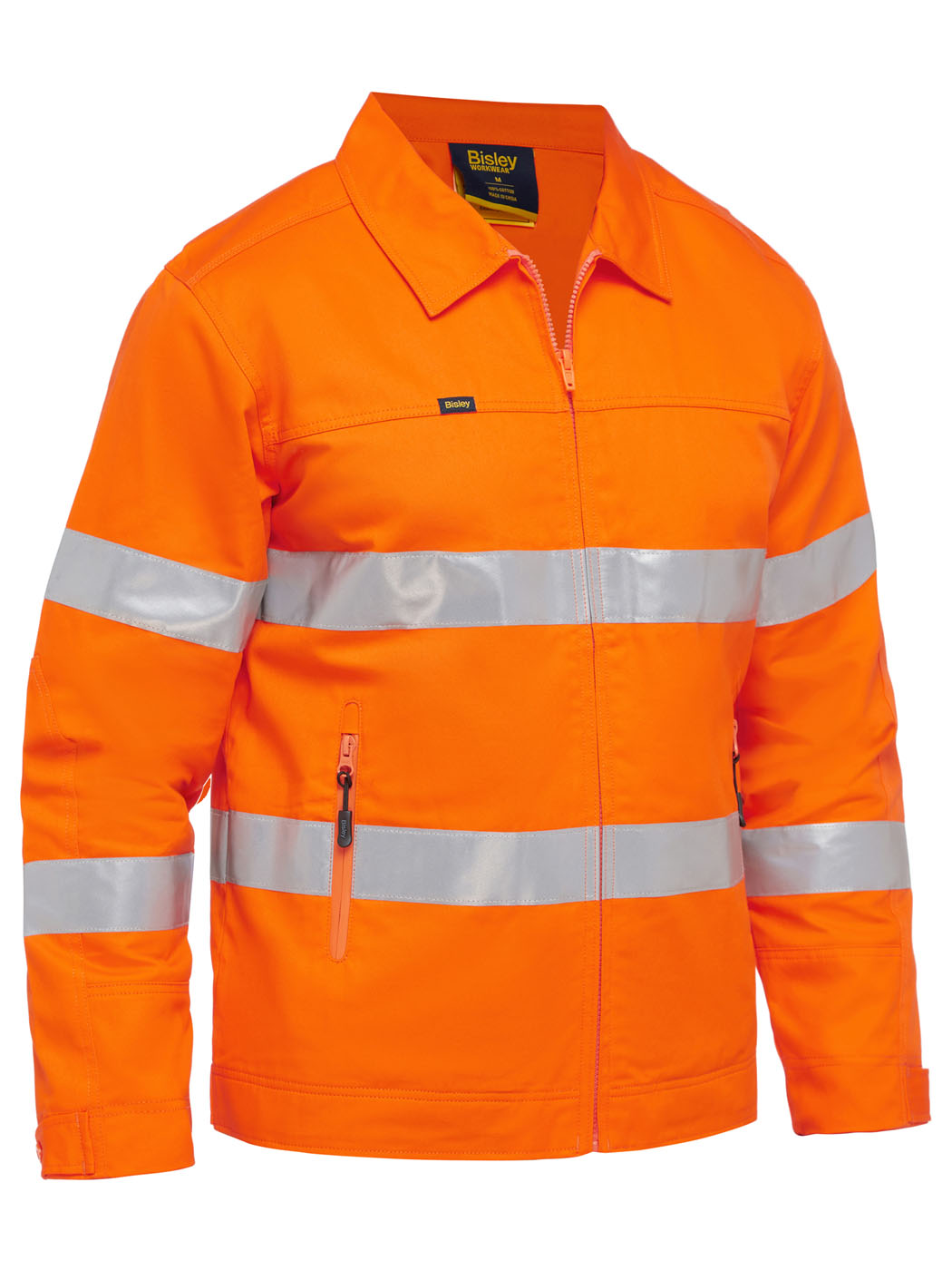 Taped Hi Vis Drill Jacket with Liquid Repellent Finish - BJ6919T